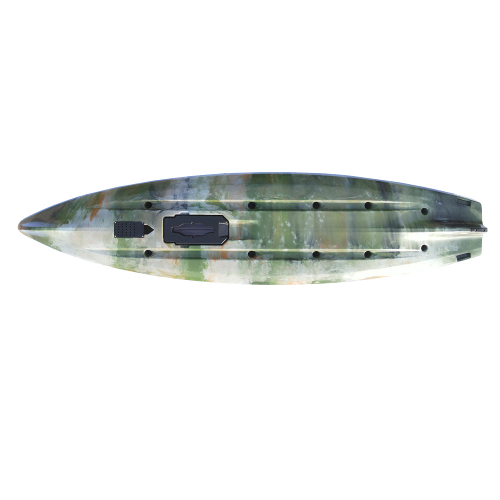 12.5FT full-featured pedal Kayak, single seat, foot rudder control sys ...