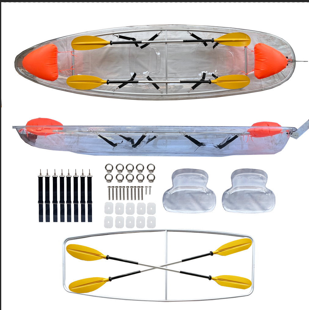 Two-seater Like Crystal Kayak Kayaks / Transparent Kayak Kayaks/ Clear ...